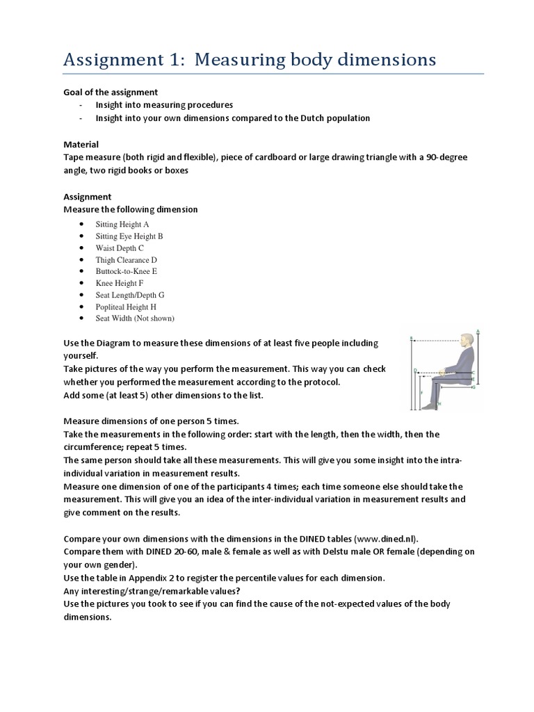 Body Measurement Assignment Guide | PDF | Teaching Mathematics | Nature
