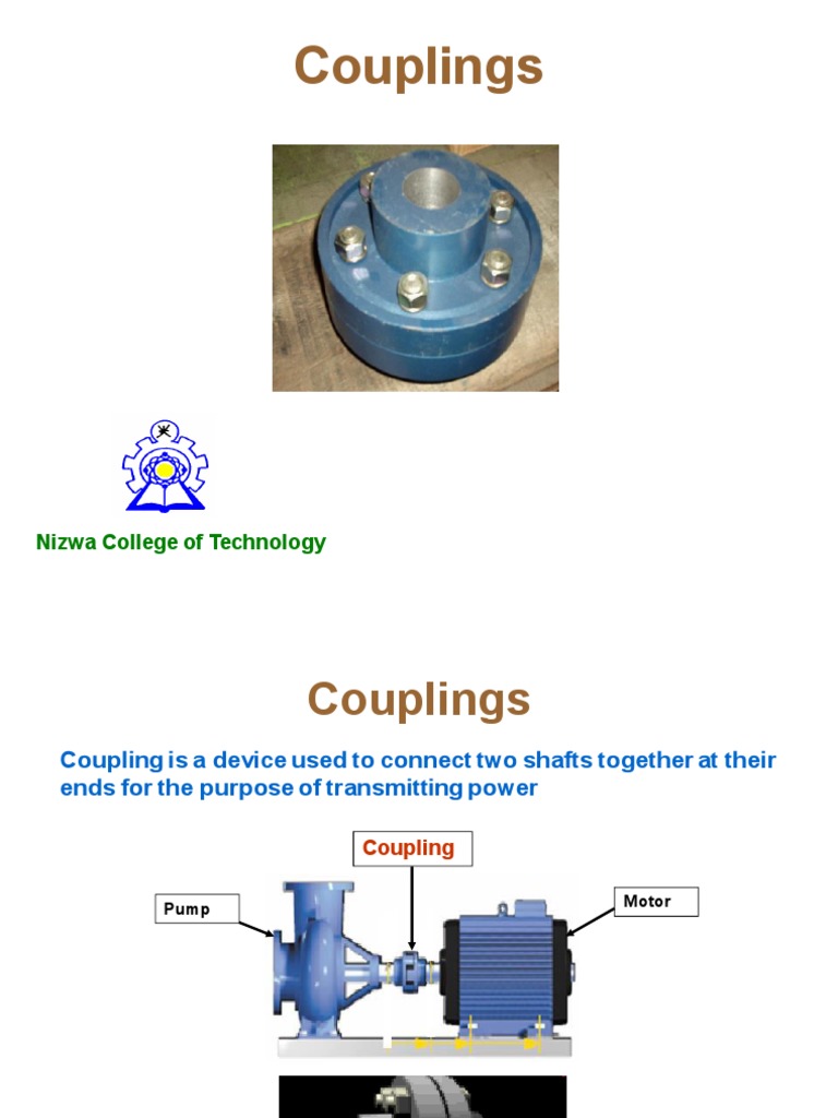 Couplings: Nizwa College of Technology | PDF
