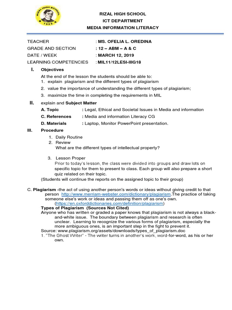 Digital Footprints | PDF | Information Literacy | Plagiarism