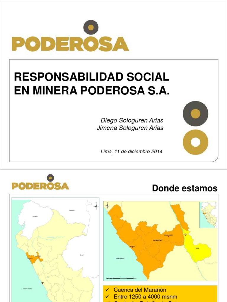 Poderosa | PDF | Minería | Sustentabilidad