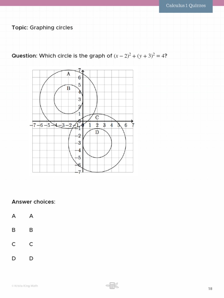 013 Graphing Circles | PDF | Mathematical Objects | Teaching Mathematics