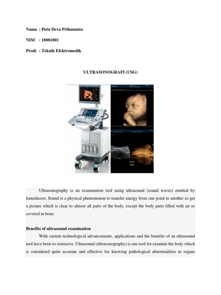 USG Presentation | PDF | Medical Ultrasound | Ultrasound