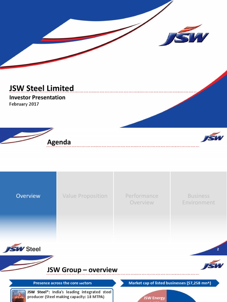 JSW Steel - Investor Presentation - Feb 2017 | Download Free PDF ...