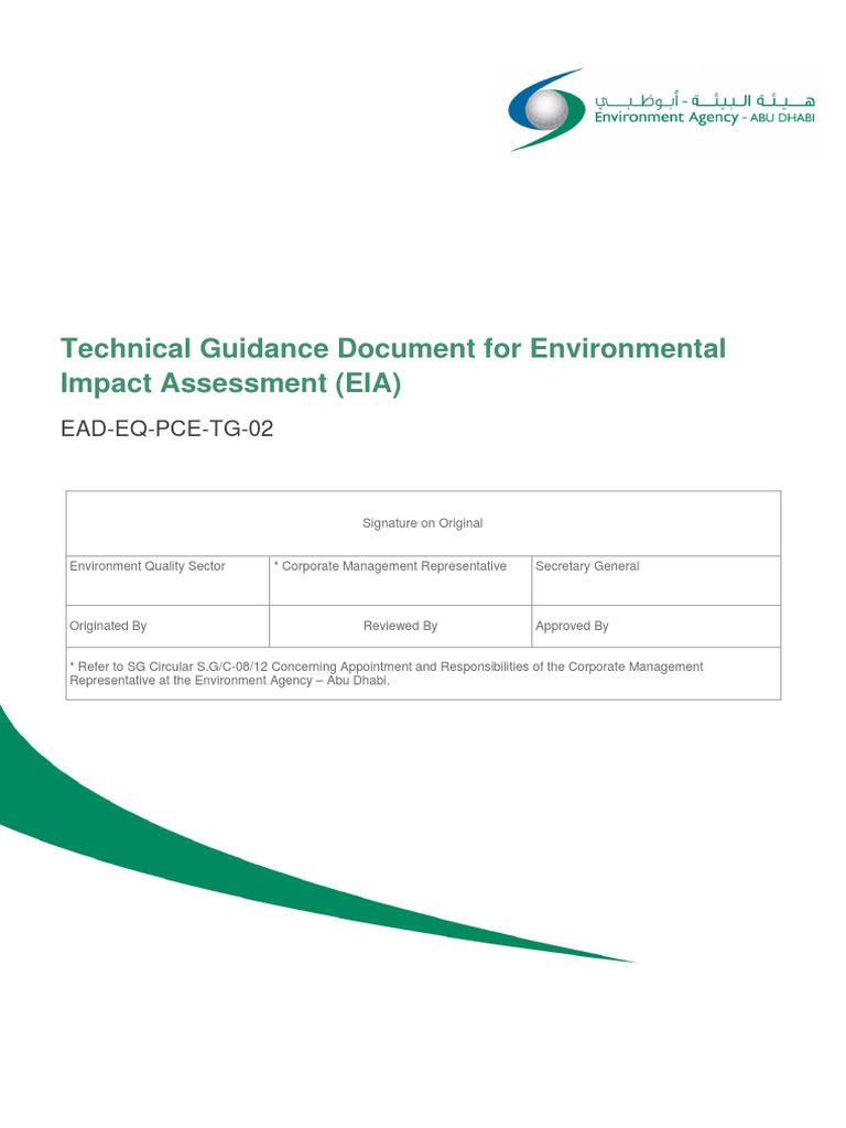 Guide to Developing Effective Environmental Impact Assessment Reports ...