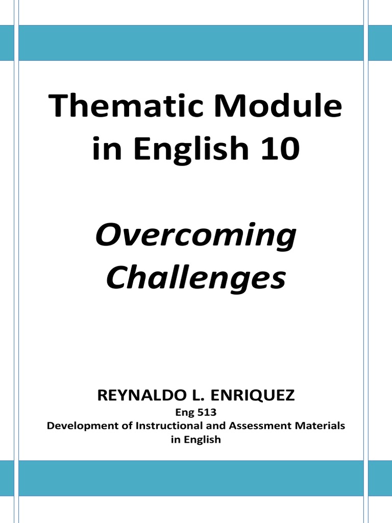 Thematic Module in English 10 | PDF | Minotaur | Theseus