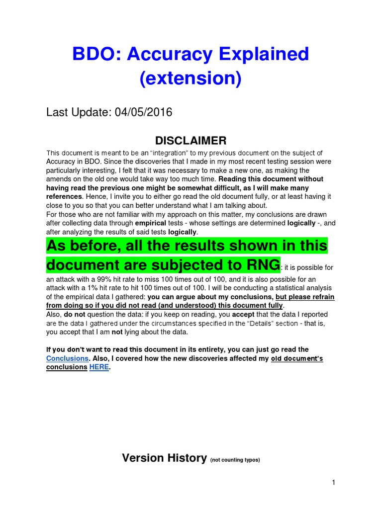 BDO - Accuracy Explained (Extension) | PDF | Internet Forum | Accuracy ...
