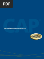 ISA Certified Automation Professional (CAP) Program | PDF | Test ...