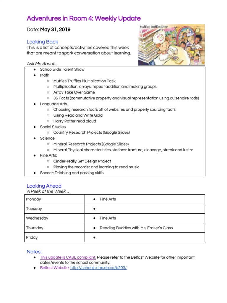 Weekly Update Template | PDF | Cognition | Cognitive Science
