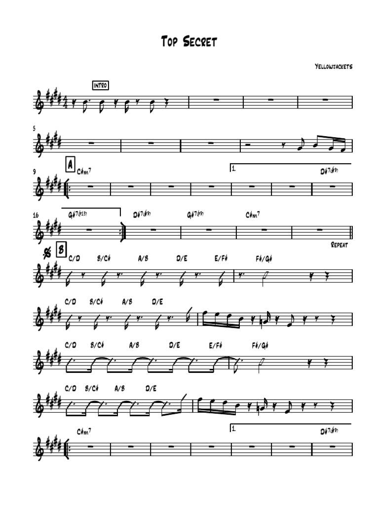 Top Secret 2 - Full Score | PDF | Leisure