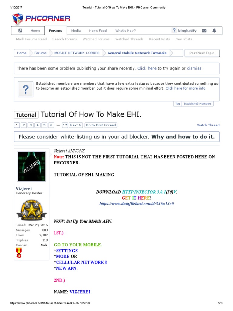 Tutorial - Tutorial of How To Make EHI | PDF | Cyberspace | Networking Standards