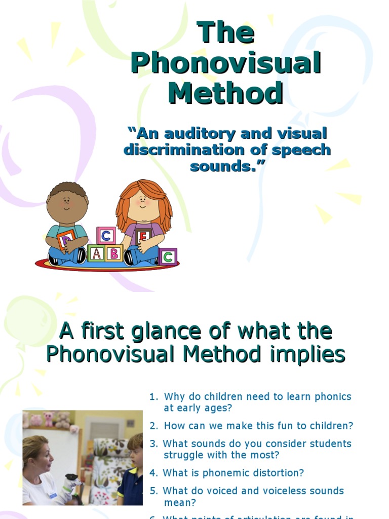 The Phonovisual Method | PDF | Phonics | Phonetics