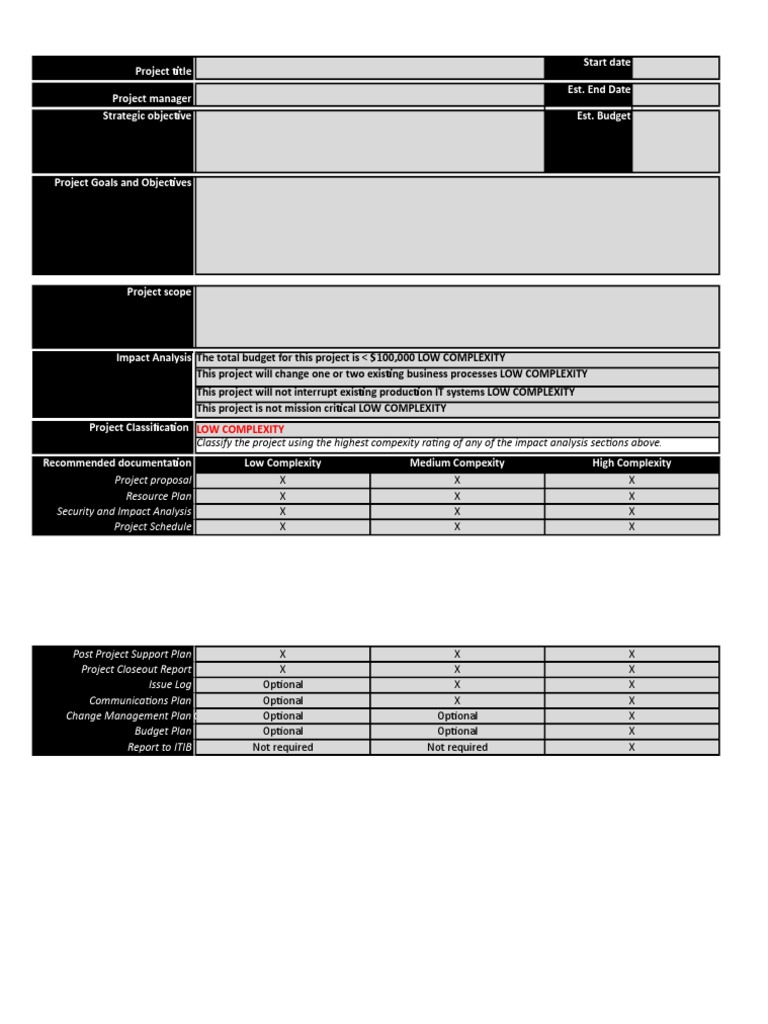Project Proposal and Planning Excel Template | PDF | Oracle Database | Databases