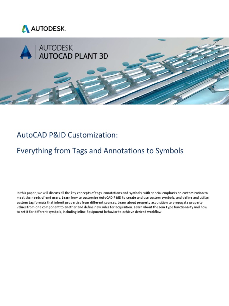 AutoCAD PID Customization | PDF | Auto Cad | Identifier