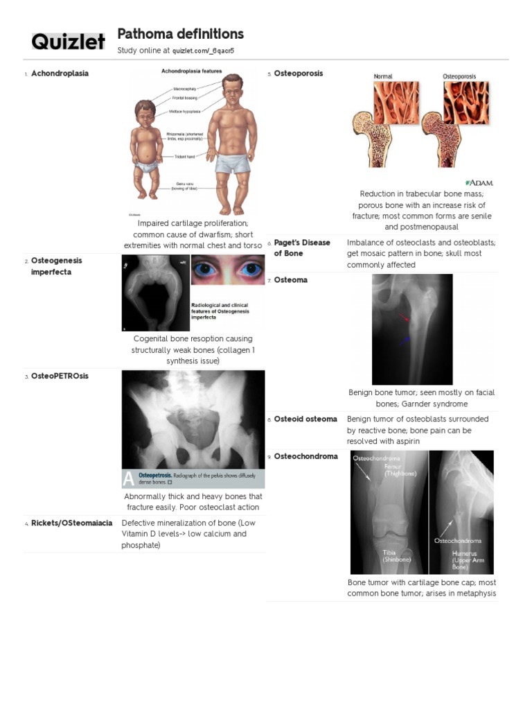 Pathoma Terms | PDF | Necrosis | Bone