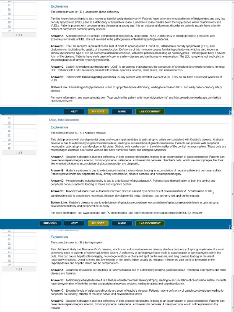 Nbme Subject Test MCQ - Biochemistry 4 of 5 (Answers) | PDF | United ...