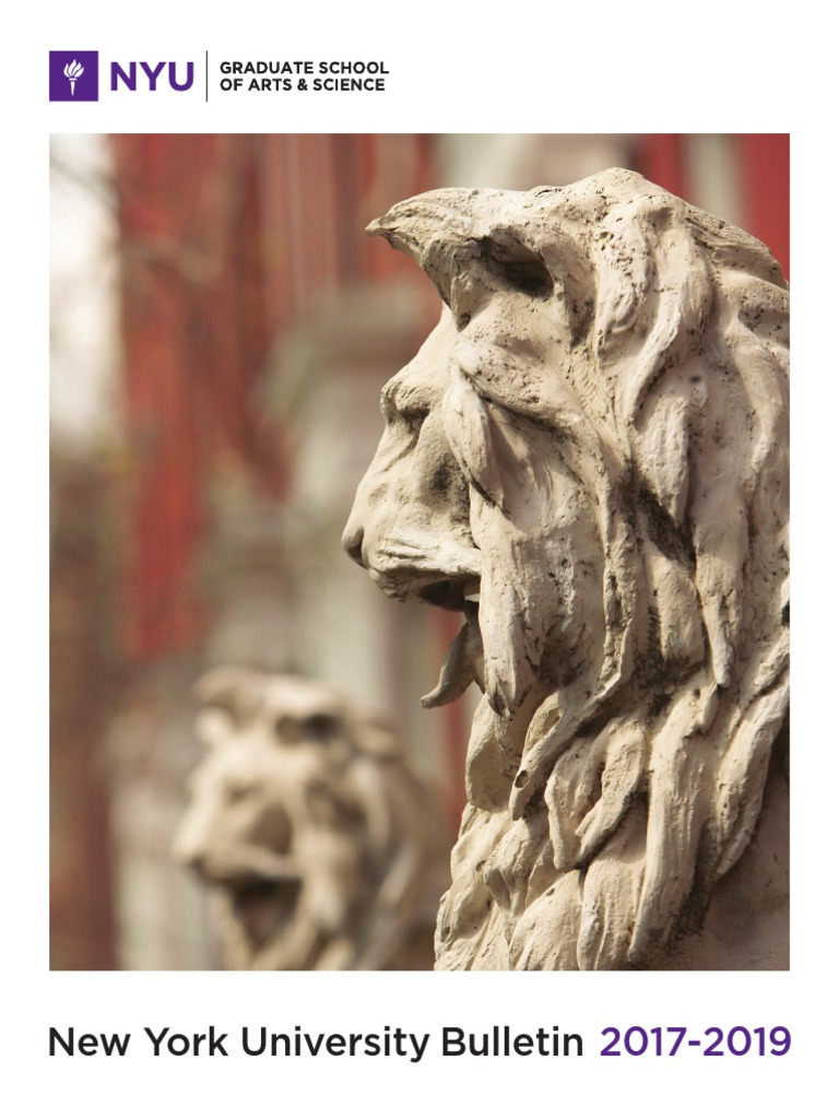 GSAS Bulletin 2017-19 | Download Free PDF | New York University ...