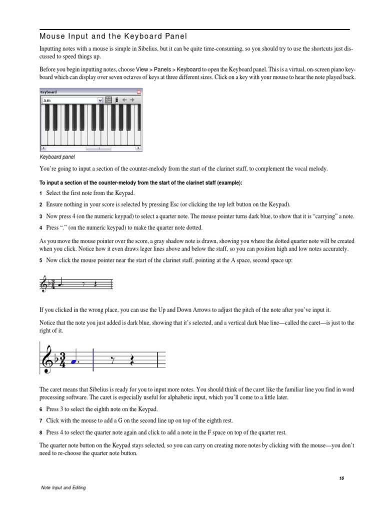 Sibelius Tutorials 2018.6-22 | PDF | Computer Keyboard | Human–Computer ...