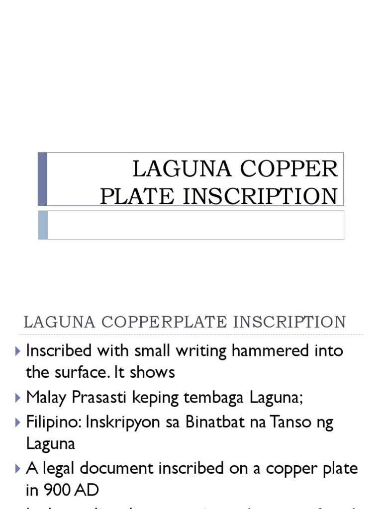 Laguna Copper Plate Inscription | PDF | Southeast Asia | Philippines