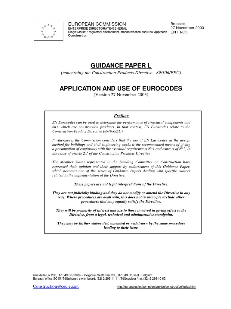 Eurocode Overview Sek | PDF | Specification (Technical Standard ...