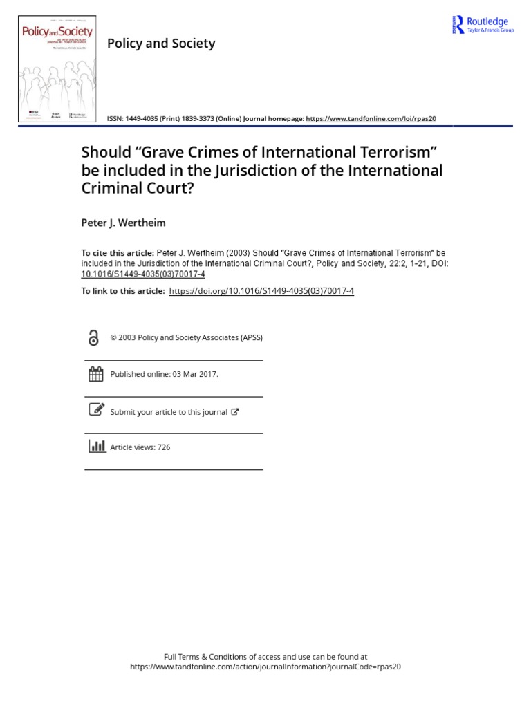 Grave Crimes | PDF | International Criminal Court | Extradition