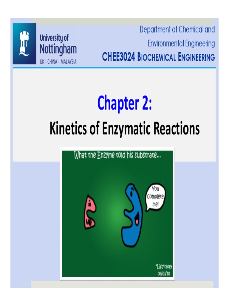 Enzymatic Reaction Kinetics Overview | PDF | Enzyme Inhibitor | Enzyme