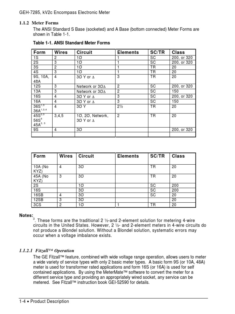 GE KV2C FORMS | Electrical Engineering | Electronics