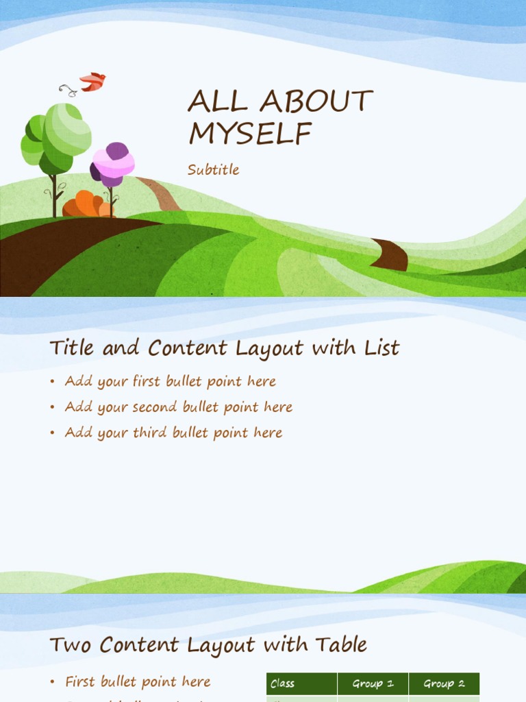 All About Myself | PDF