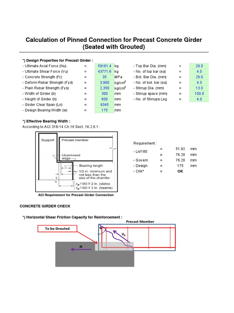 Pinned Connection Precast Concrete | PDF | Building Engineering ...