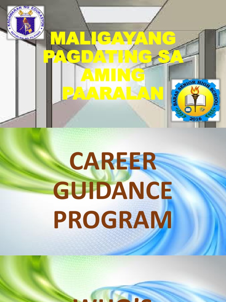 Career Guidance Program | PDF | Behavior Modification | Learning