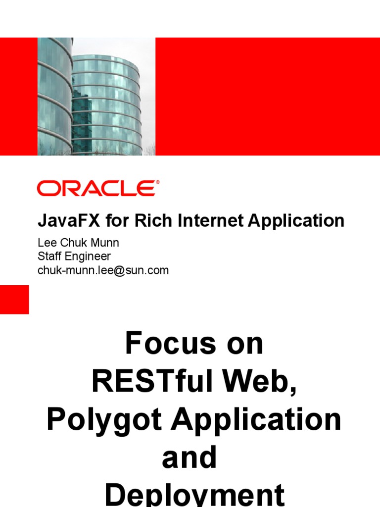 JavaFX For Rich Internet Application | PDF | Representational State ...