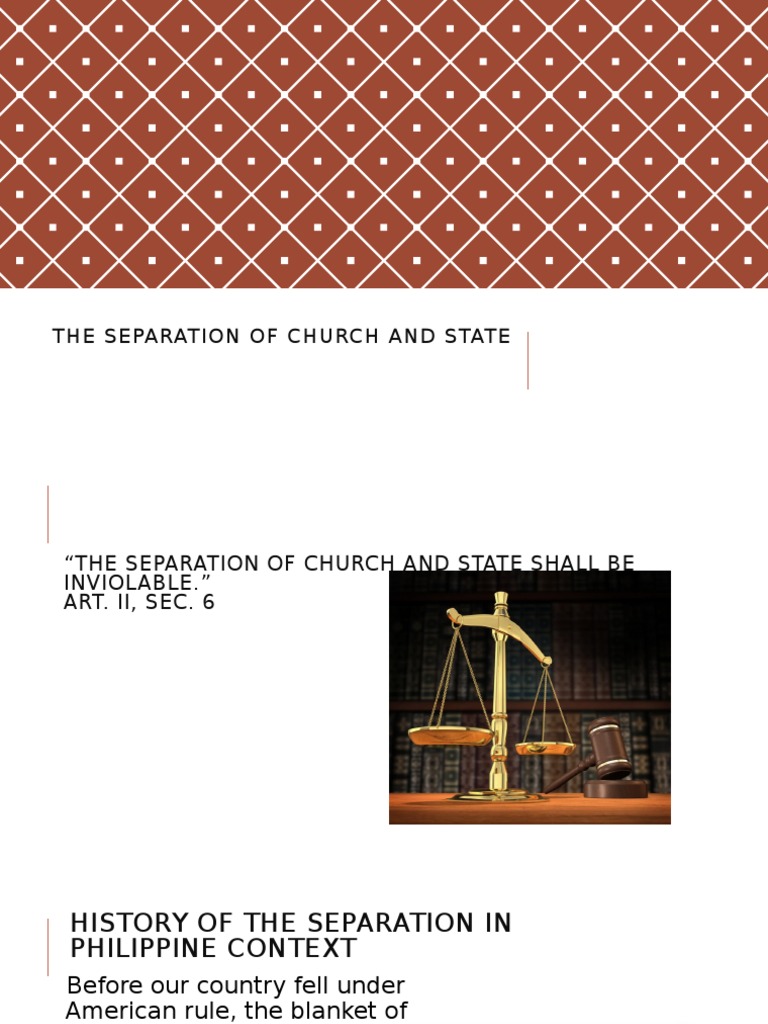 1 The Separation of Church and State | PDF | Separation Of Church And ...