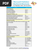 MS Project Keyboard Shortcuts | PDF | Software Engineering | Computer ...