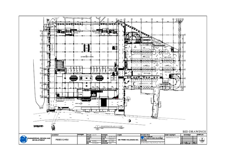 Bid Drawings: Existing Plan at Ugf | PDF