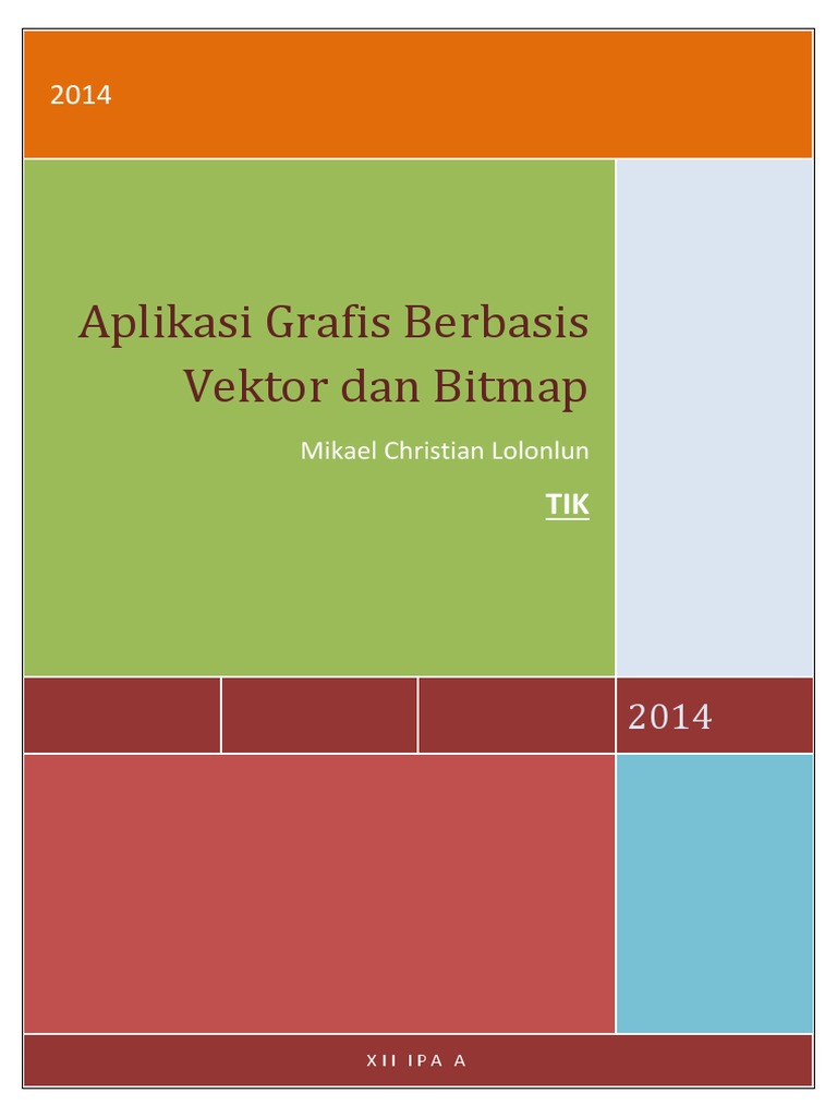 Aplikasi Grafis Berbasis Vektor Dan Bitmap | PDF