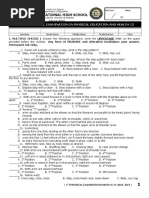 First Periodical Test P.E & Health 12 | PDF | Dances | Ancient Greece