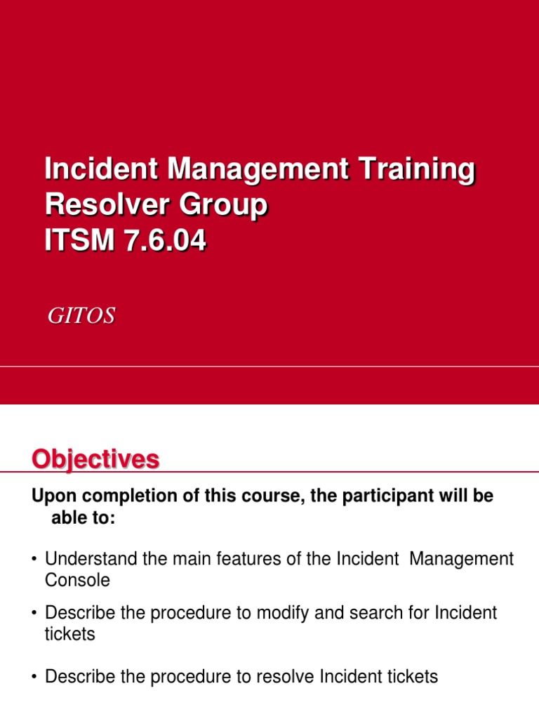 Incident Management Resolvers | Download Free PDF | Microsoft Outlook ...