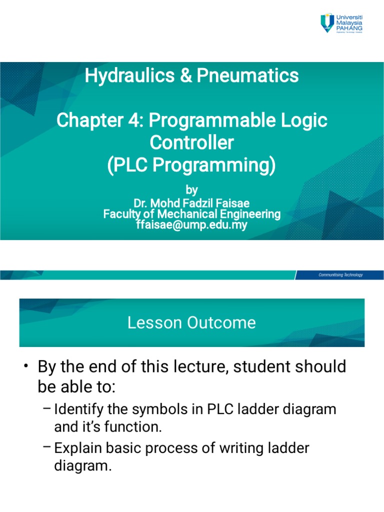 Introduction To Hydraulic Logic Systems in A Controls Course | PDF ...