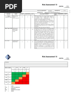 Risk Assessment For Excavator | PDF | Risk | Working Conditions