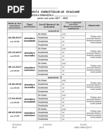 Formular Prezenta | PDF