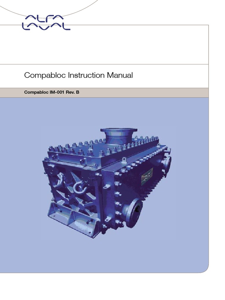 Compabloc Manual Newest | PDF | Heat Exchanger | Valve