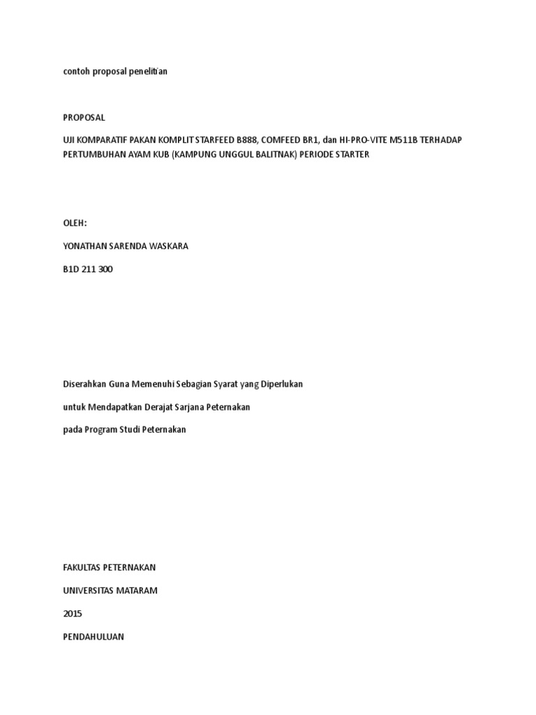 Contoh Proposal-WPS Office | PDF