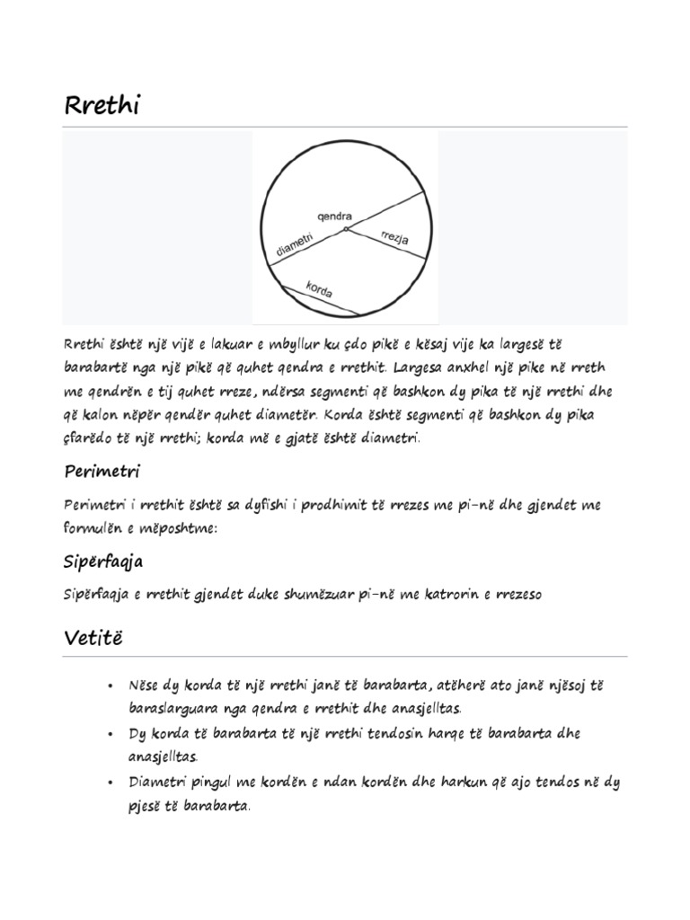 Rrethi | PDF