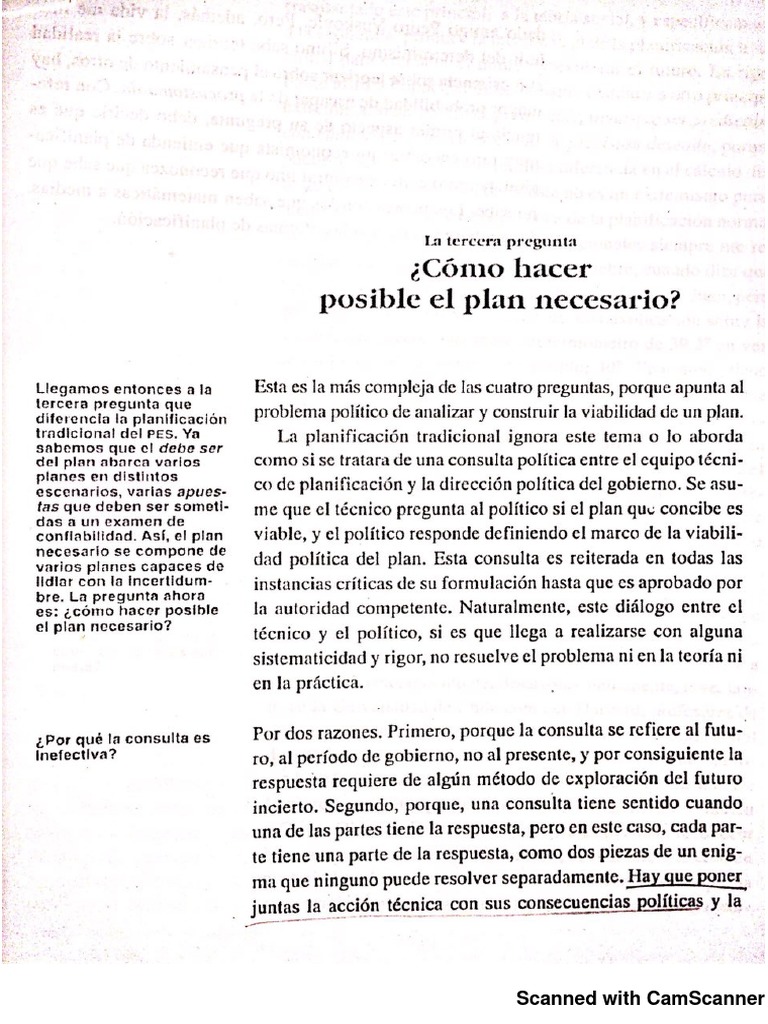 El Método PES, Franco Huertas Entrevista A Carlos Matus | PDF