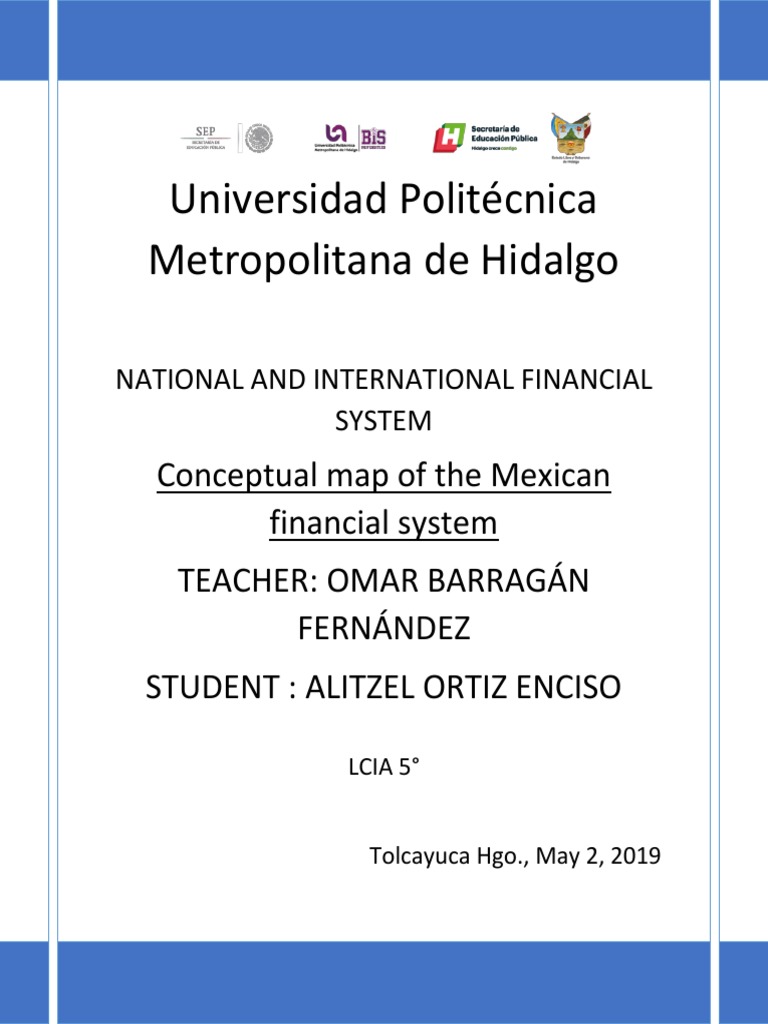 Conceptual Map of The Mexican Financial System | PDF | Banks | Mexico