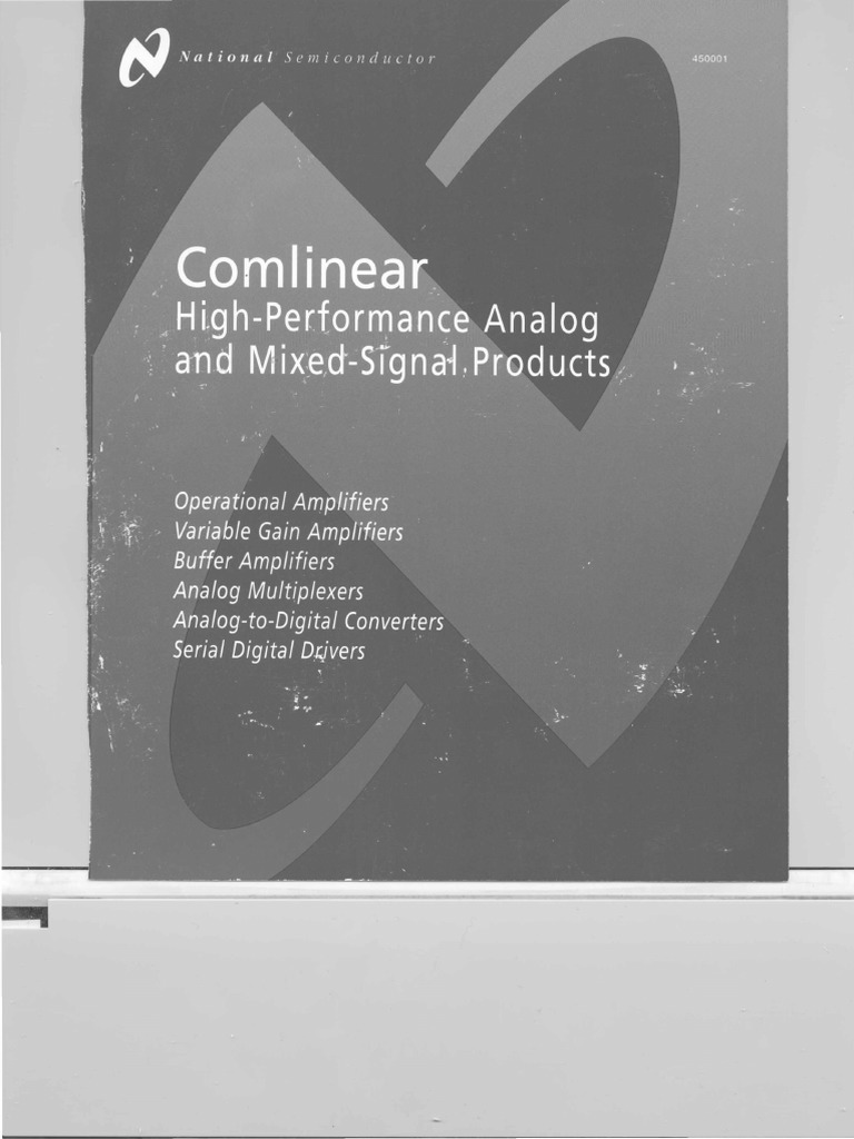 NS Analog and Mixed Signal Products1995 | PDF | Operational Amplifier ...