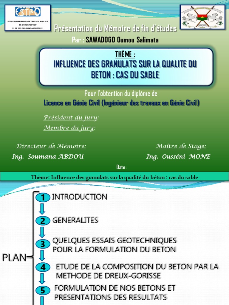 Oumou Power Point | PDF | Grave (granulat) | Béton
