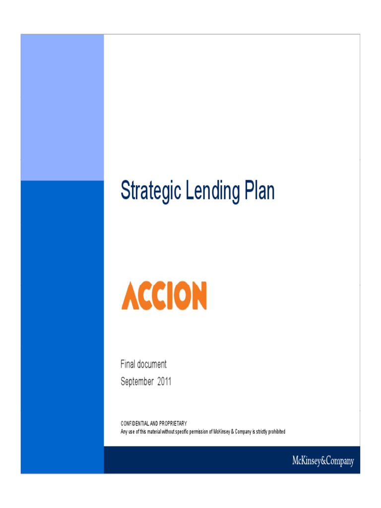 Strategic Lending Plan: September 2011 Final Document | Download Free ...