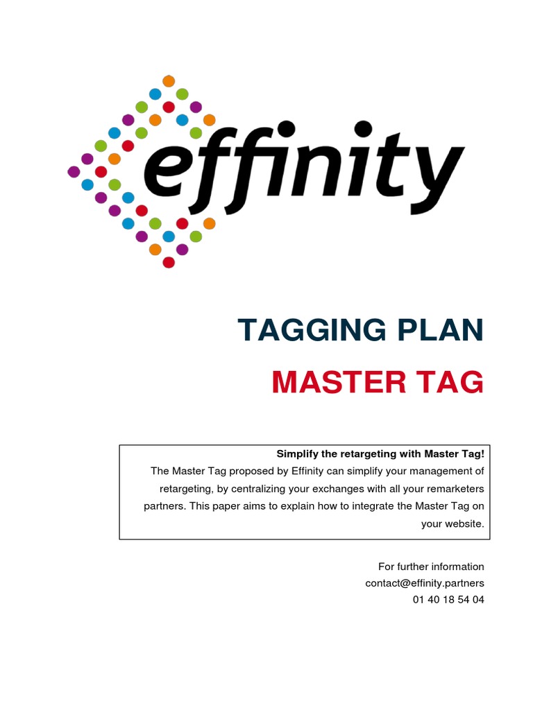 Guide Mastertag Effiliation en | PDF | Websites | World Wide Web