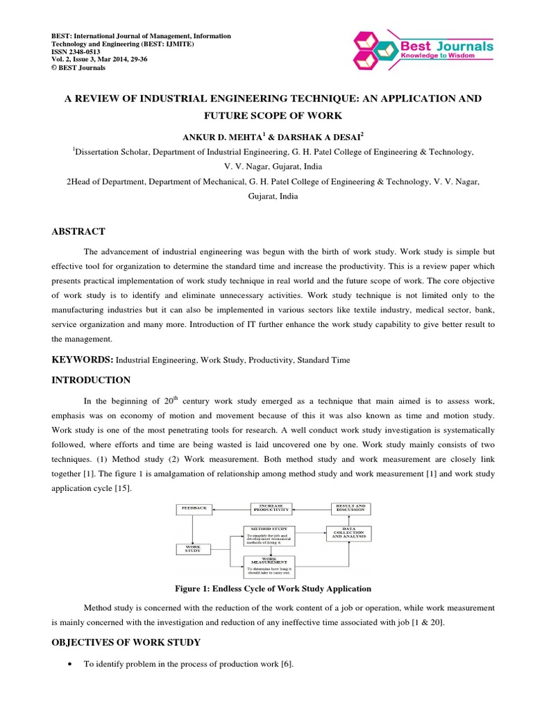 A Review of Industrial Engineering Techn PDF | PDF | Simulation | Data Analysis