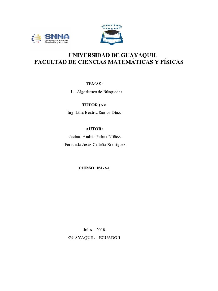 Algoritmos de Busqueda | PDF | Algoritmos | Estructura de datos de matriz